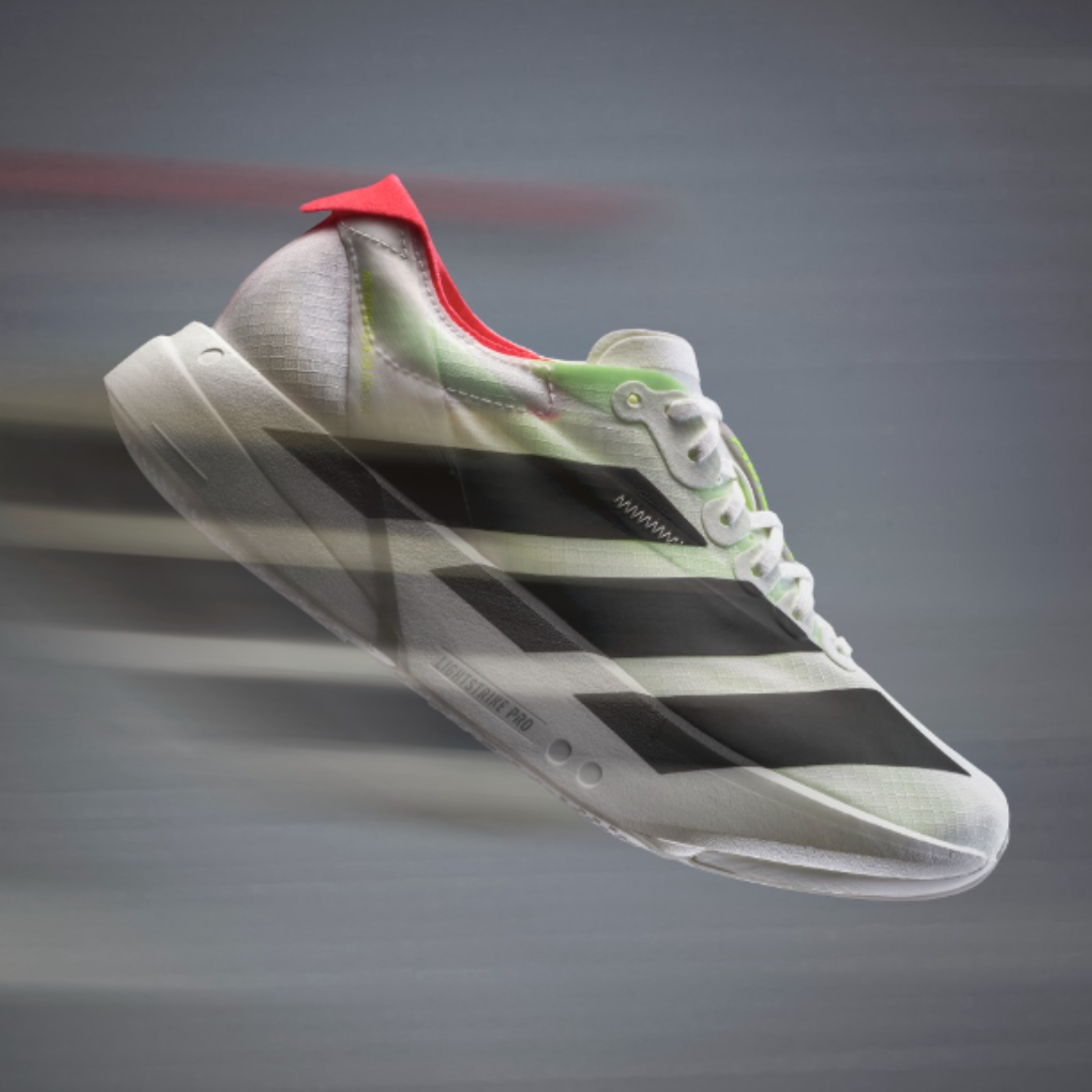 Adidas Adizero Adios Pro 4 Shoes - White/Black/Silver – KitAthletic
