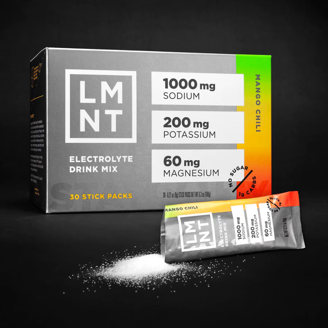 LMNT Recharge Electrolyte Drink Mix - Mango Chilli Box Pack of 30 Sach ...