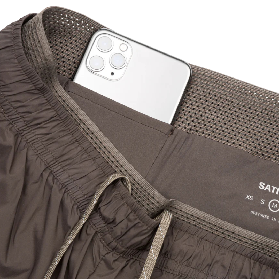 Satisfy TechSilk 8" Shorts | Quicksand | KIT Athletic – KitAthletic